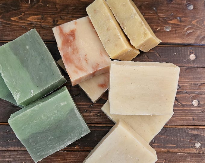 10 Clearance Natural Soap Bars FULL SIZE Overstock Discount Bulk ...