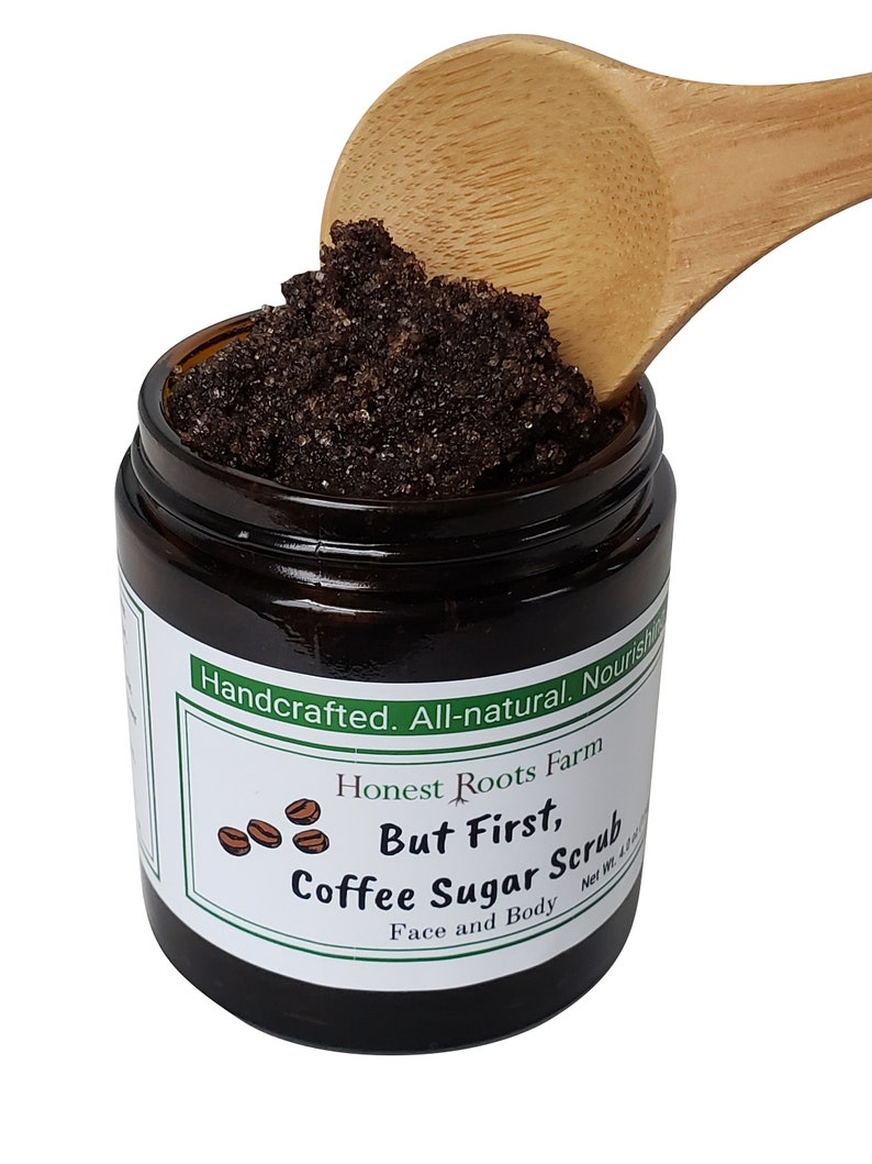 Organic Coffee Scrub / Natural Sugar Scrub / Coffee Body Scrub - Etsy