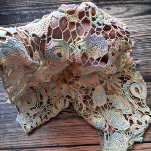 CROCHET Women TEE Top Cover up Pattern Pdf - Summer ANTIQUE Lace Blouse ...