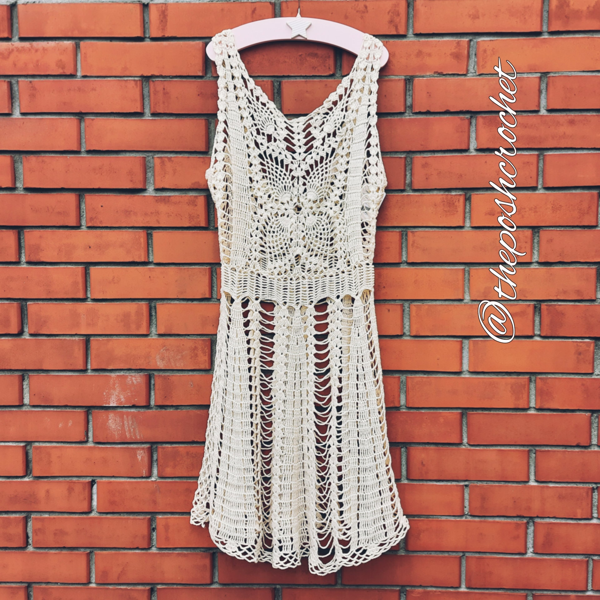 Open Back CROCHET Mini Dress PATTERN Pdf for Women FESTIVAL - Etsy