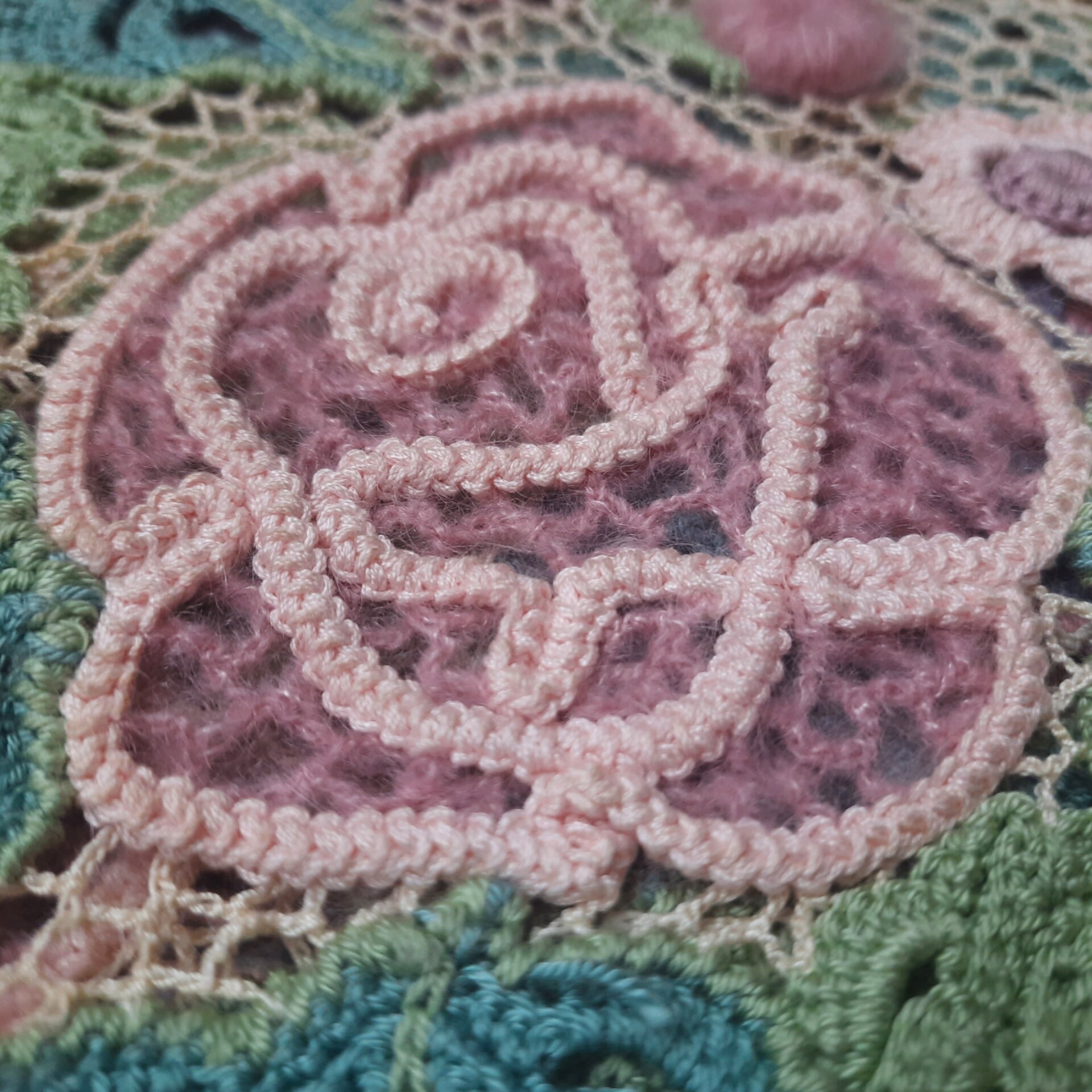 TUTORIAL Crochet ROSE Applique Pattern Pdf Table Coasters - Etsy