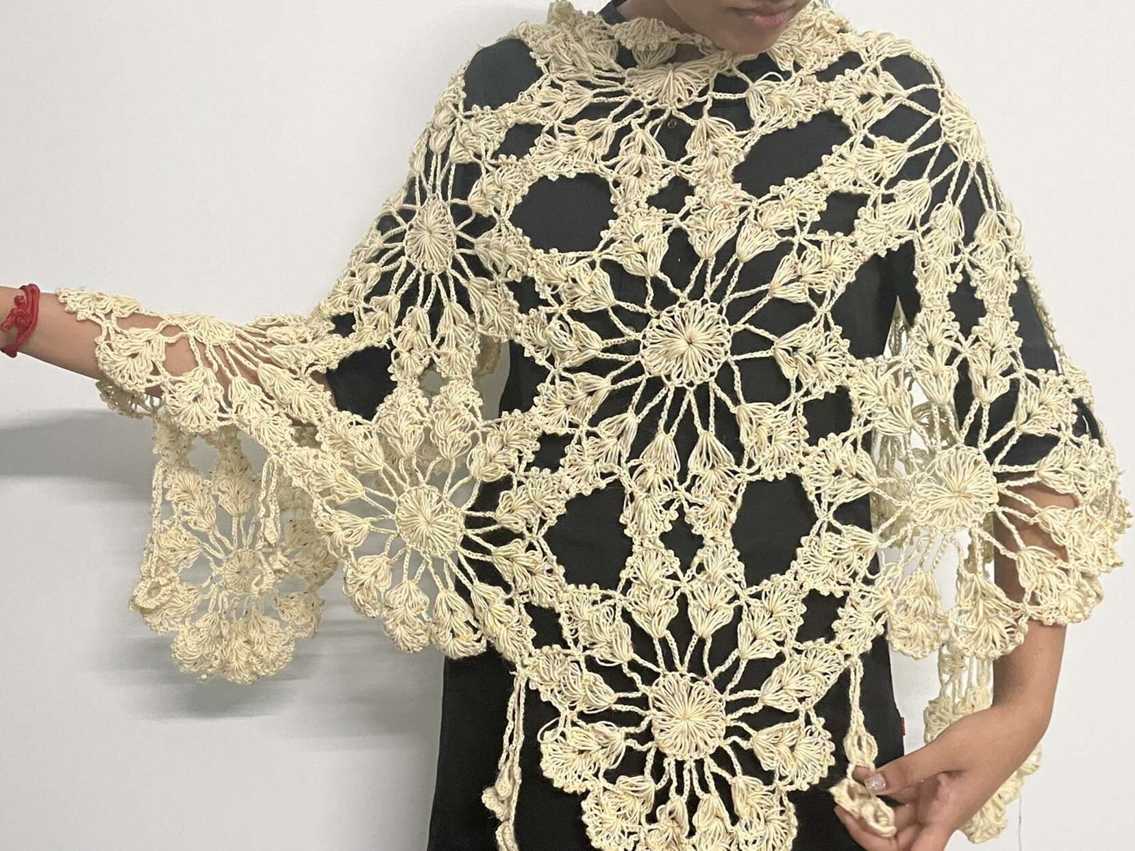 TUTORIAL Easy Crochet Wedding SHAWL Pattern Pdf Lace Bridal - Etsy
