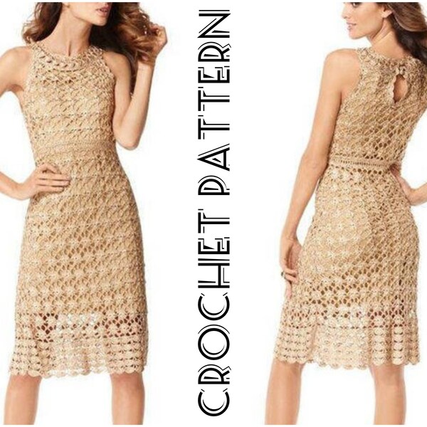 Crochet Prom Dress Pattern - Etsy