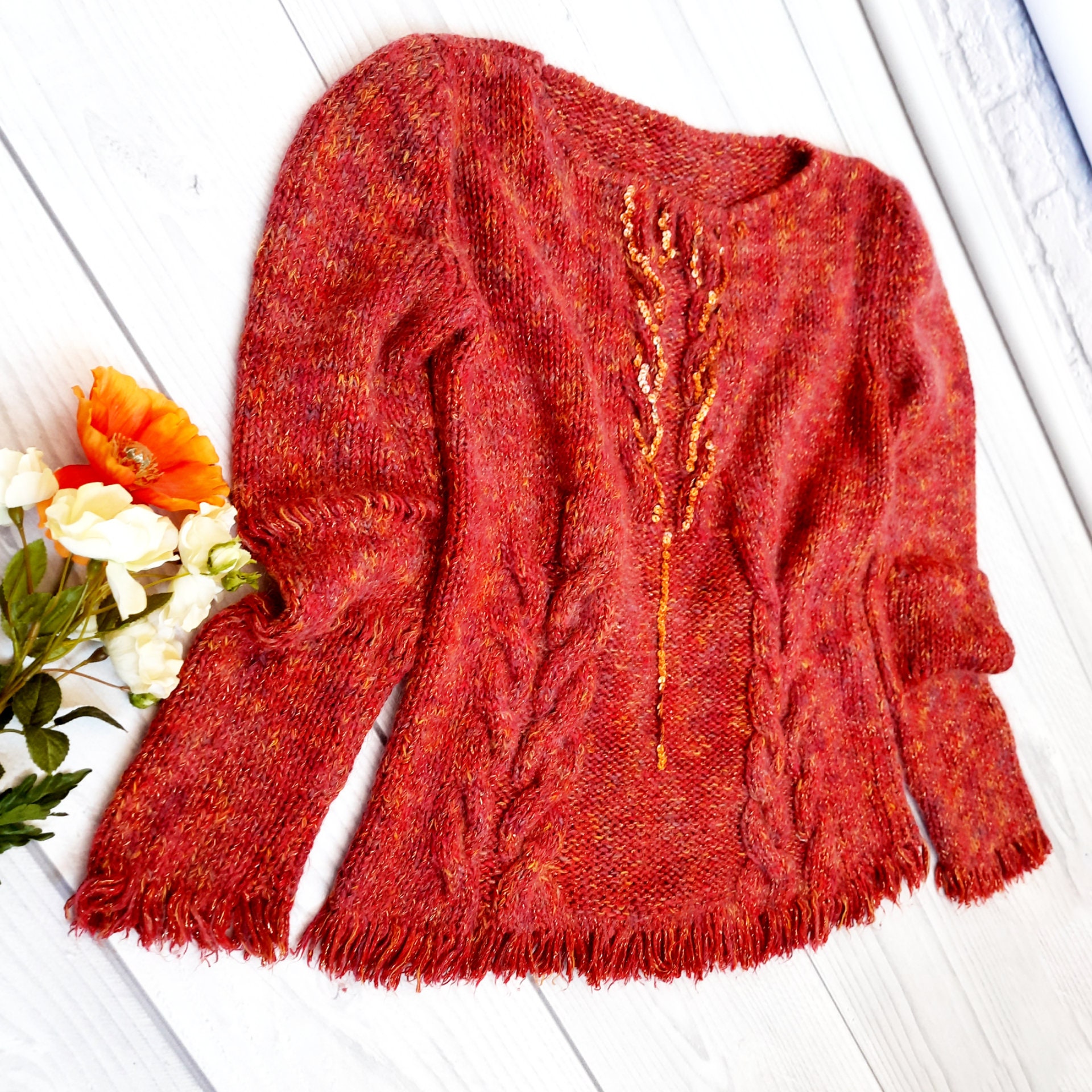 Wool MOHAIR Knit SWEATER Pattern Pdf Digital CABLE Fall - Etsy