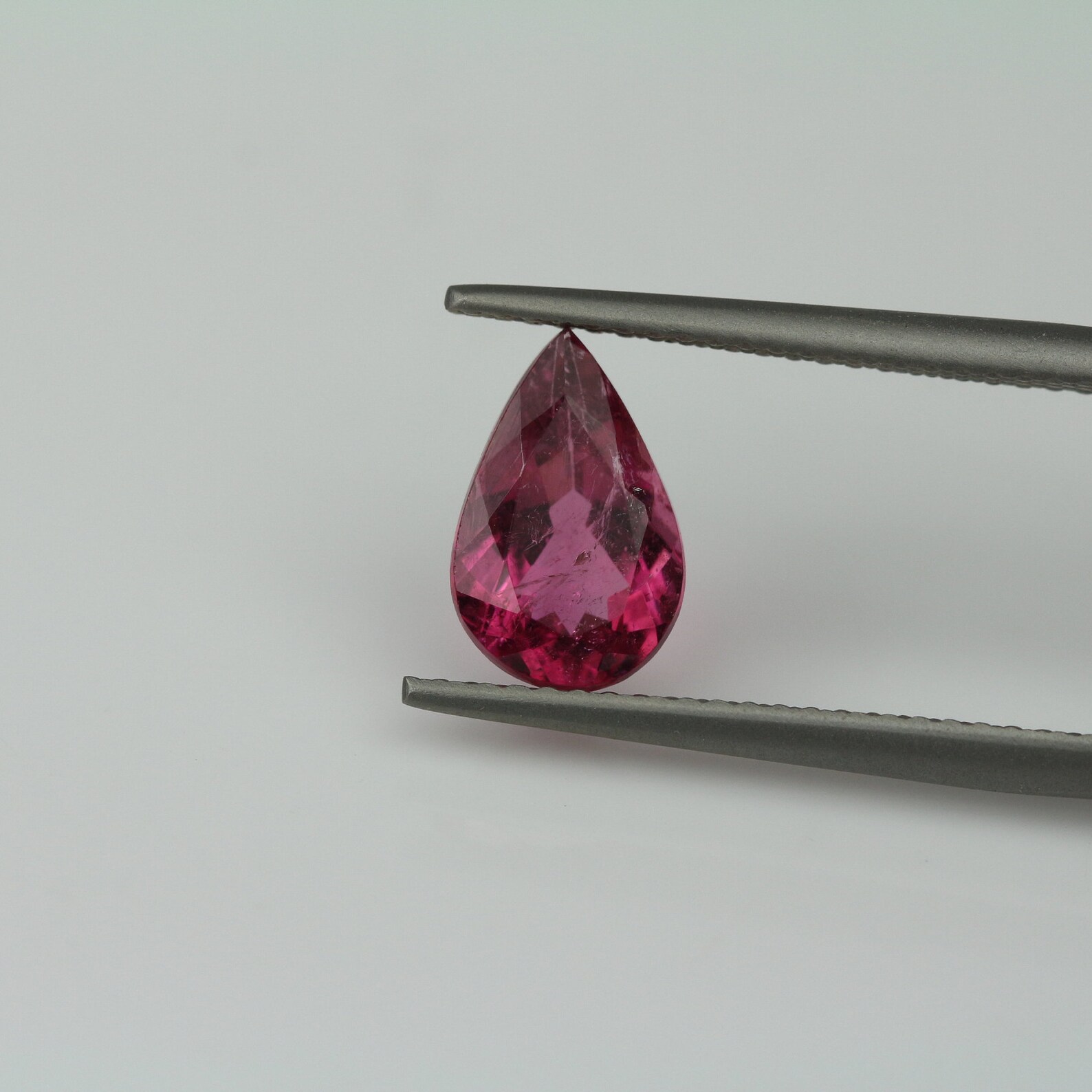Turmalina rubelita rosa-roja pera turmalina rosa turmalina - Etsy España