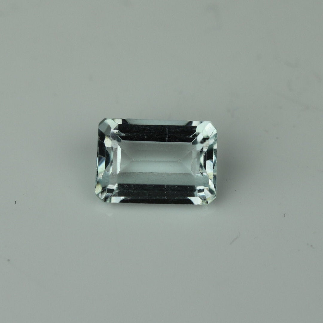 Aquamarine ,emerald Cut, Tcw- 3 Ct,natural Aquamarine,emerald Cut ...