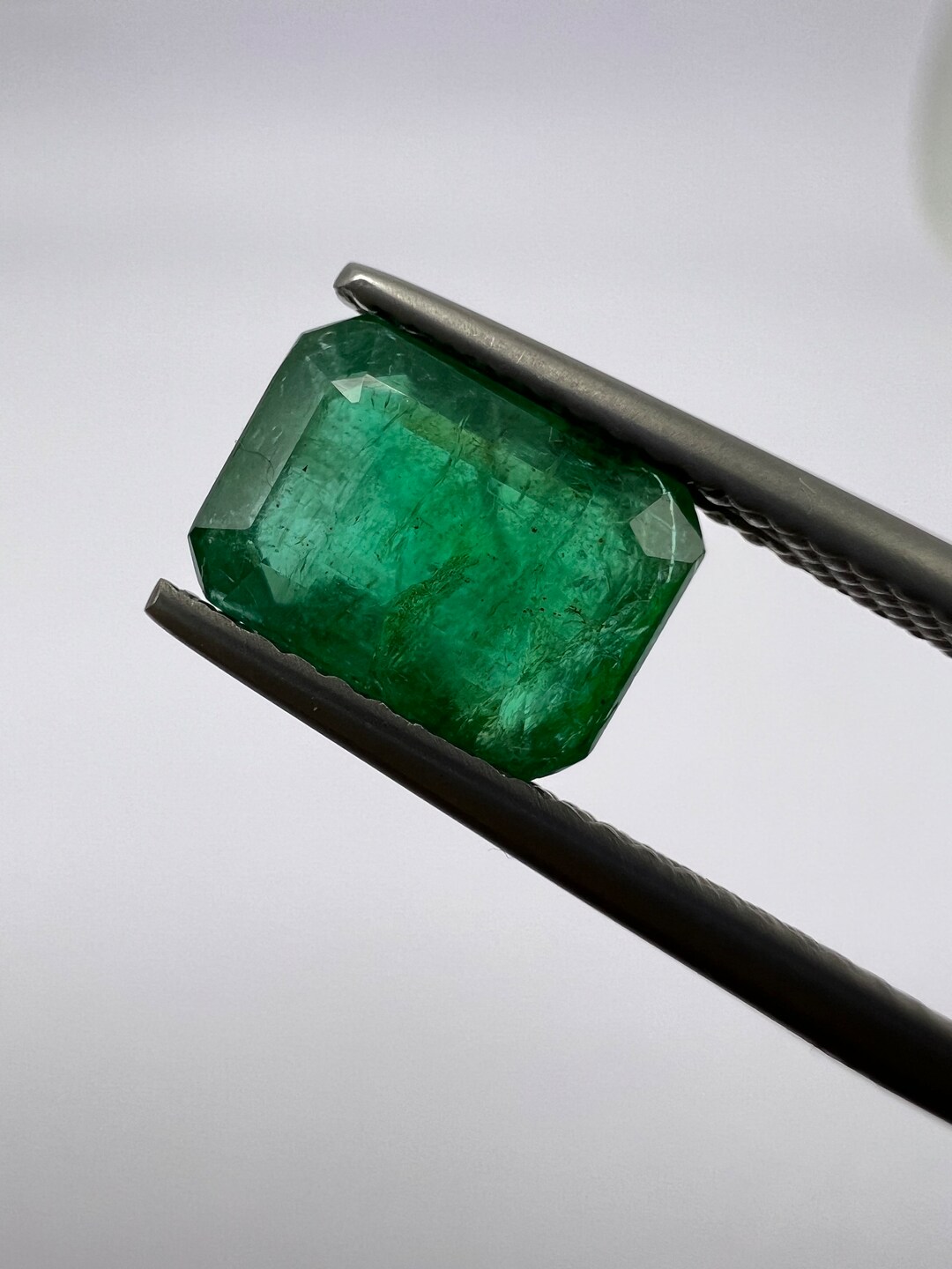 Natural 2 Ct Octagon Cut Emerald,loose Zambian Emerald Octagon,tcw-2.23 ...