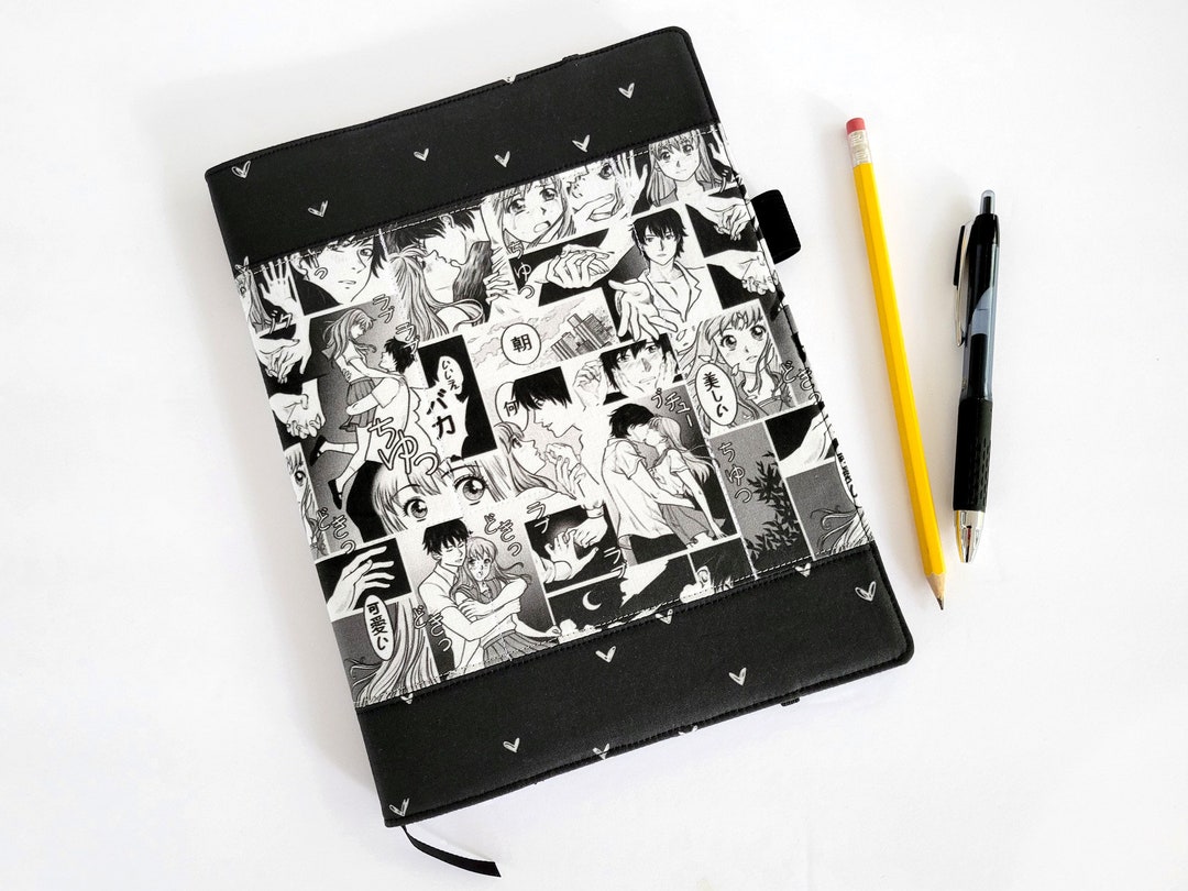 Composition Notebook Cover – Anime Notebook Cover – Fabric Notebook ...