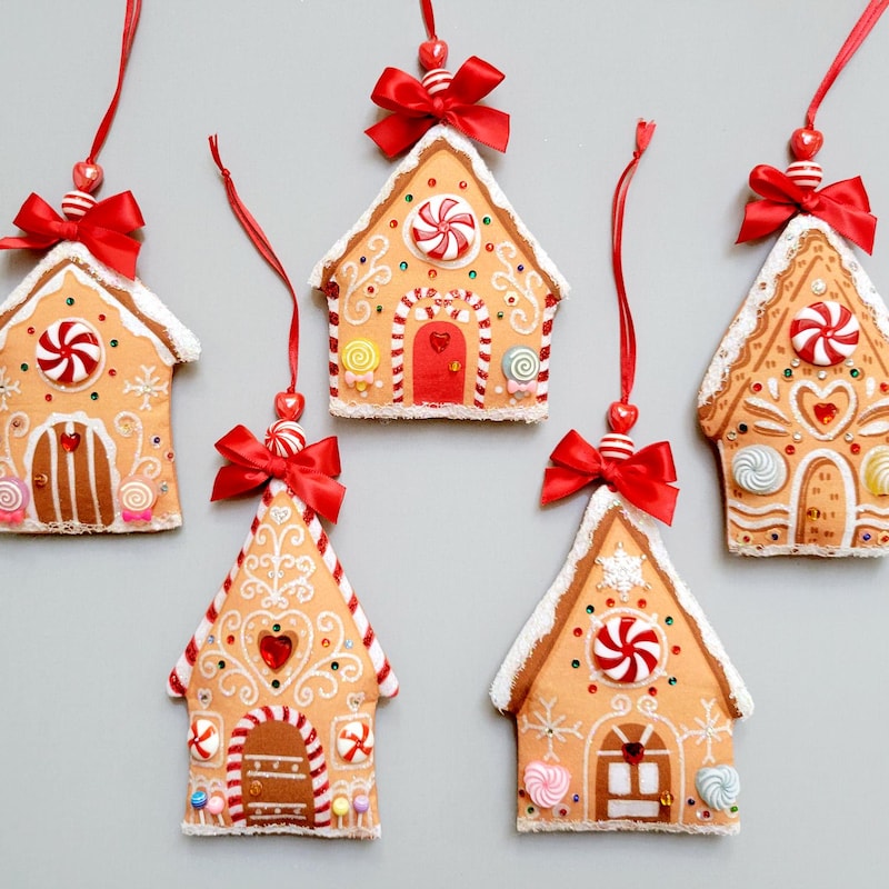 Gingerbread Ornament - Etsy