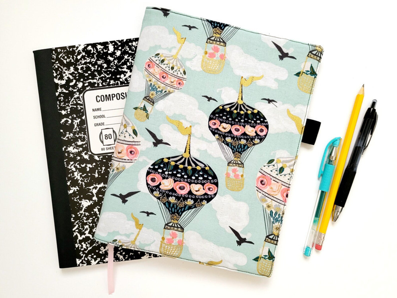 Composition Notebook Cover Fabric Notebook Cover Journal - Etsy