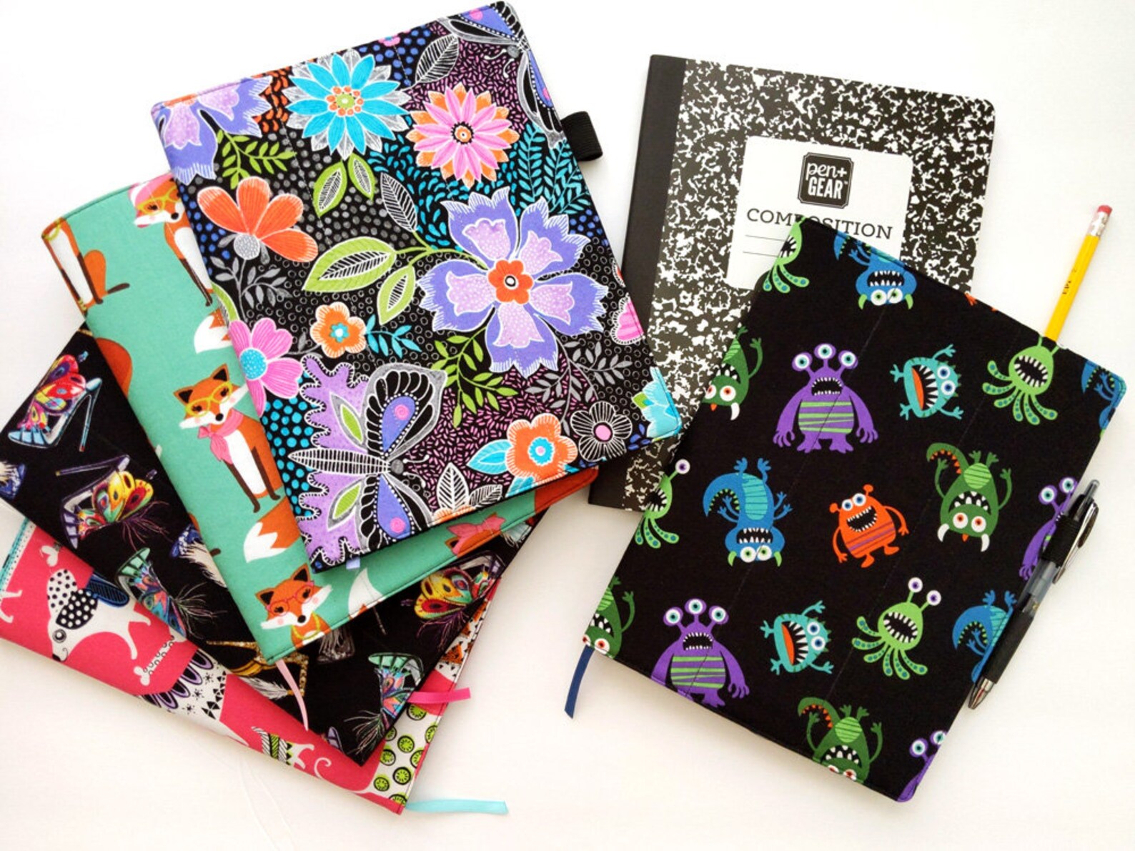Composition Notebook Cover Fabric Notebook Cover Journal - Etsy