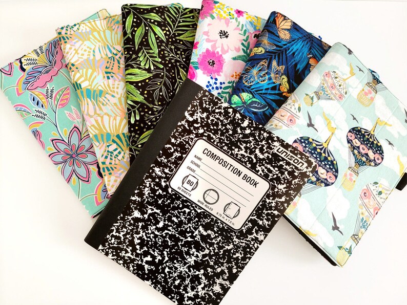 Composition Notebook Cover Fabric Notebook Cover Journal - Etsy