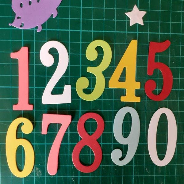 Scrapbook Numbers - Etsy UK