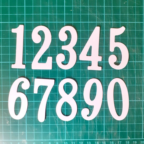 Scrapbook Numbers - Etsy UK