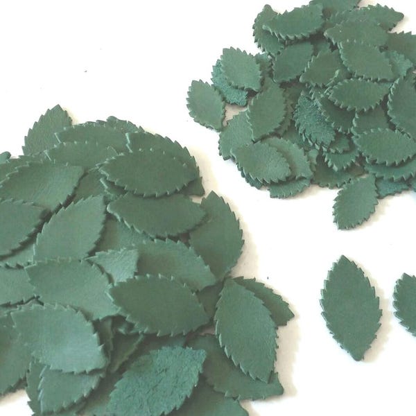Leather Leaves - Etsy