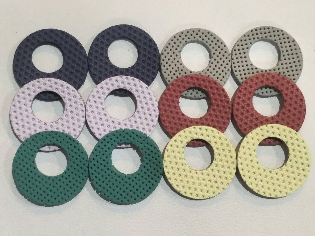 Circle Shape Embossed Leather Circle Cut Outs 40 Mm. Mixed - Etsy