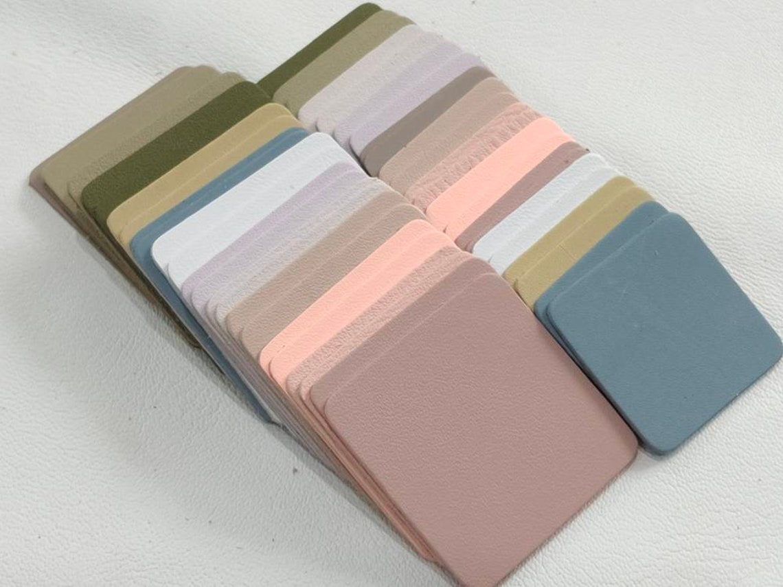 Square Shape Blank Leather Square With Rounded Edge Leather - Etsy