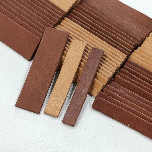 Rectangle Leather Earrings - Etsy