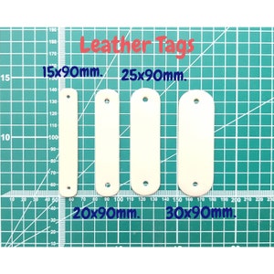 Blank Leather Rectangle With Rounded Edges 6 Sizes Leather - Etsy