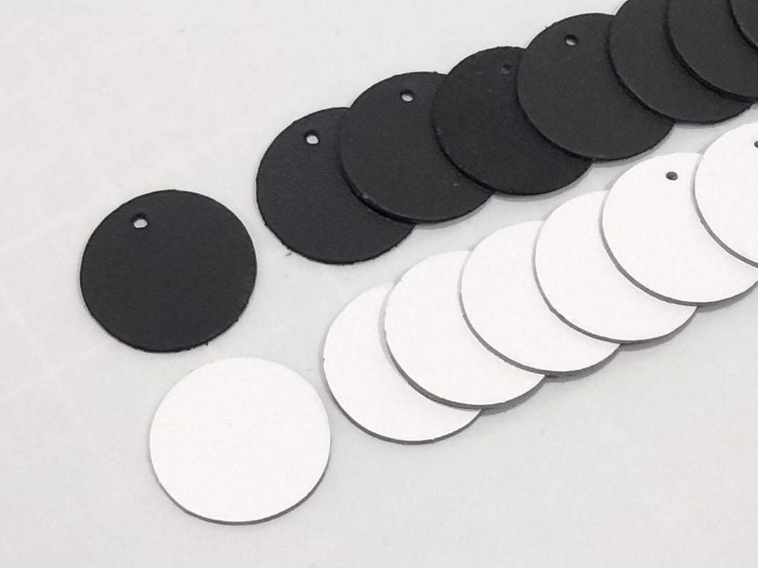 Circle Shape, Blank Leather Circle, 5 Sizes, Genuine Leather, Leather ...