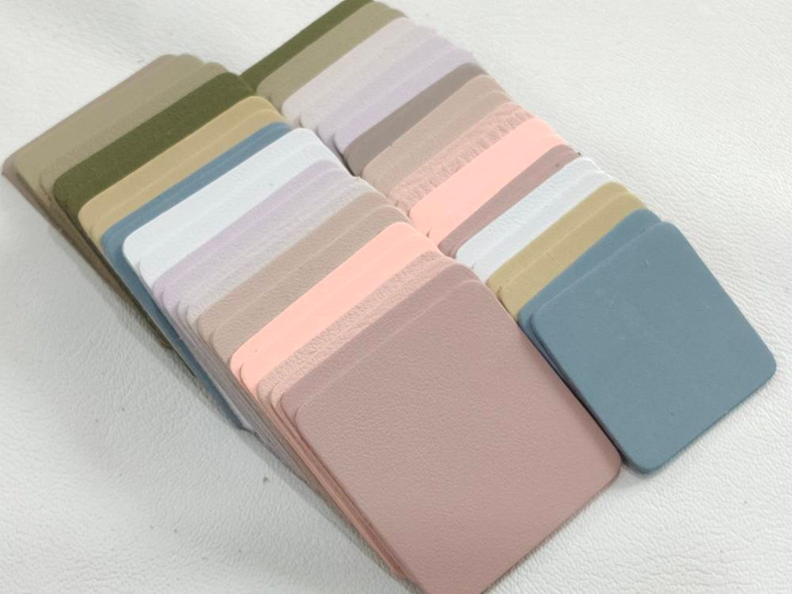 Square Shape Blank Leather Square With Rounded Edge Leather - Etsy