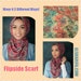 Double-sided Scarf or Flipside Hijab | Neck-scarf | Muslim Hijab | 66 ...