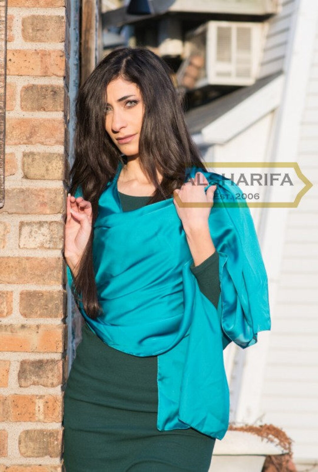 SATIN Fabric Fashion Scarf | Scaves | Muslim Hijab | Women Head Wrap ...