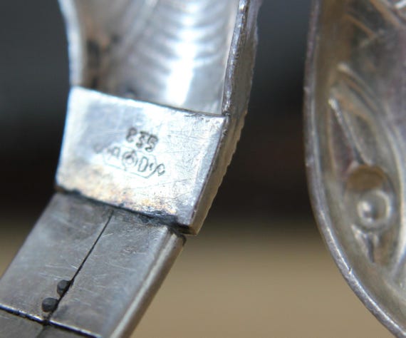 ANDREAS DAUB. Art Deco Snake Bracelet. Serpent 835 Si… - Gem