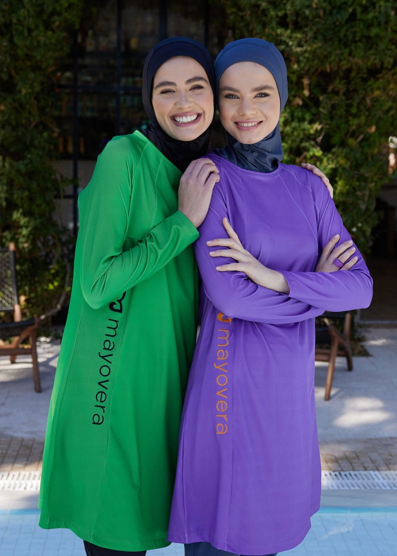 One Piece Burkini Top, Burkini Swimwear, Modest Swimsuit, Islamic ...