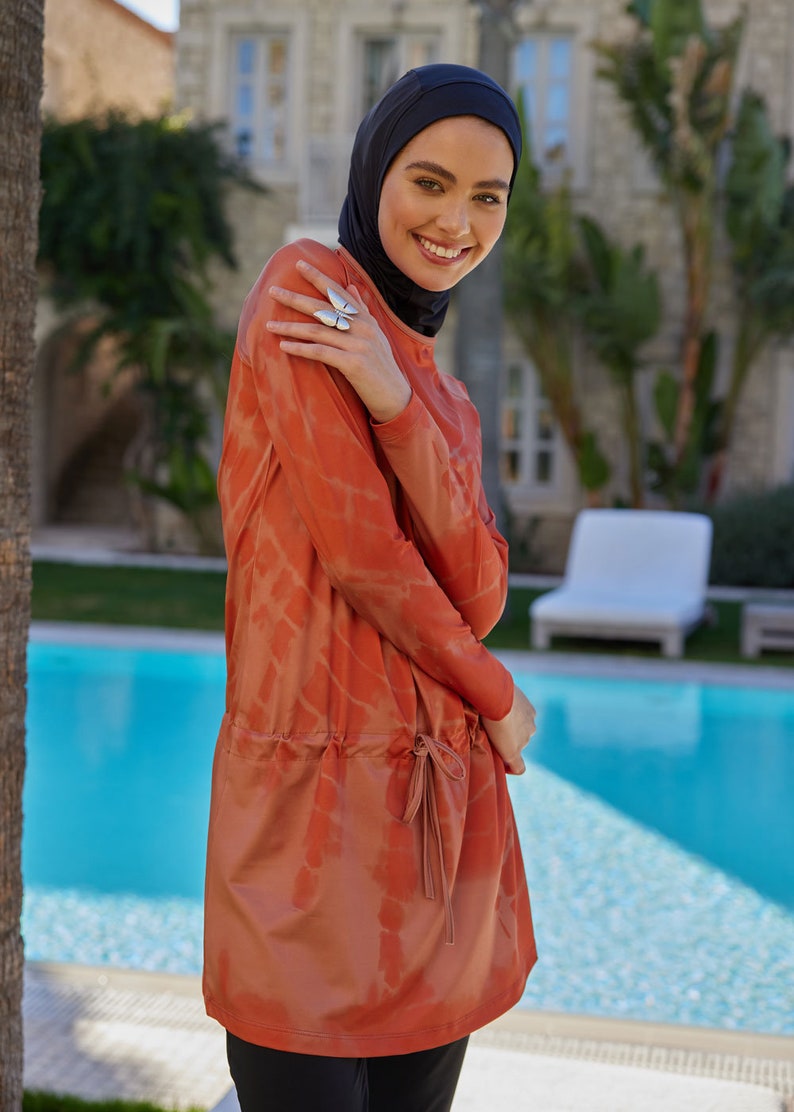 One Piece Burkini Top Burkini Swimwear Modest Swimsuit - Etsy