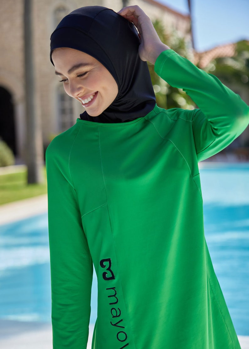 Single Burkini Top, Burkini Swimwear, Modest Swimsuit, Islamic Swimwear ...