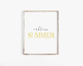 Endless Summer Wall Art - Etsy