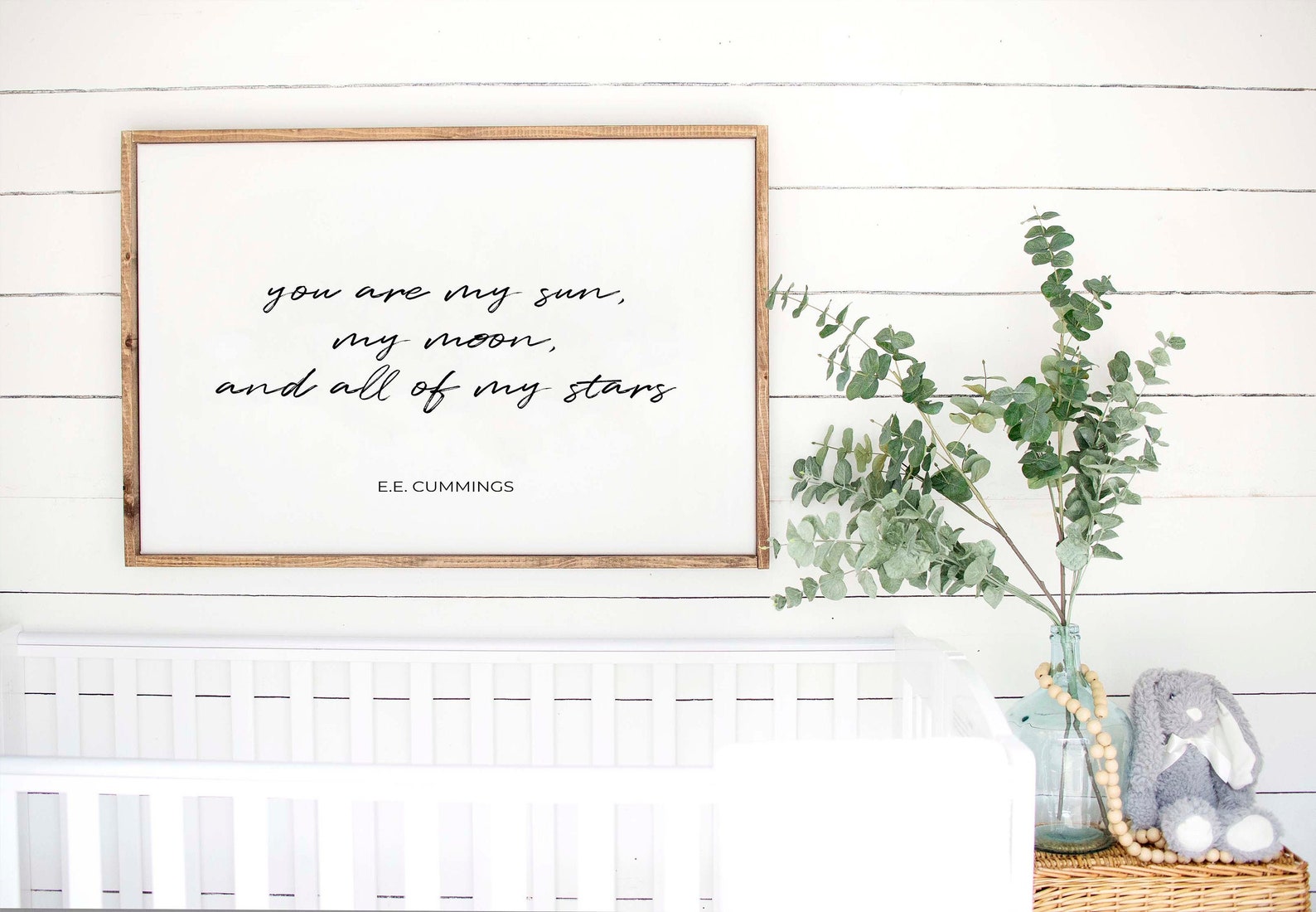 Nursery Wall Art Nursery Printable Over the Crib Sign Baby - Etsy
