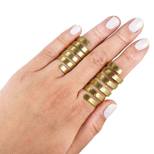 Long Finger Rings - Etsy