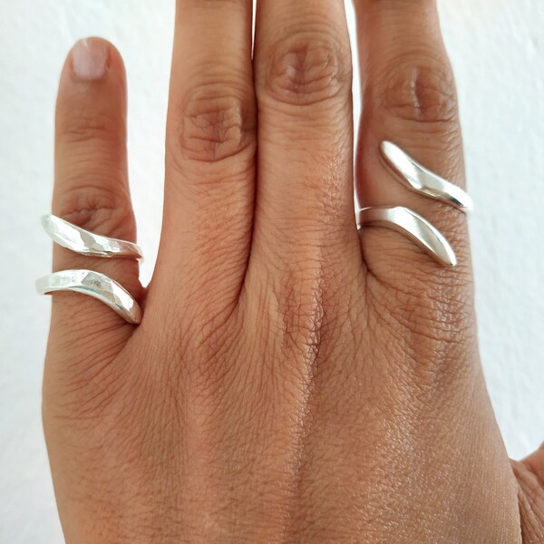 Overlapping Ring - Etsy
