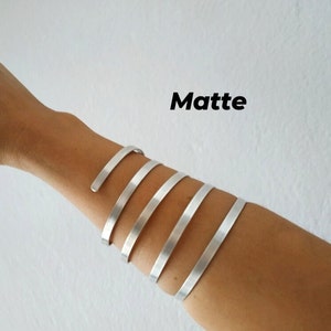 Tall Silver Cuff Bracelet Armor Forearm Cuff Bracelet - Etsy