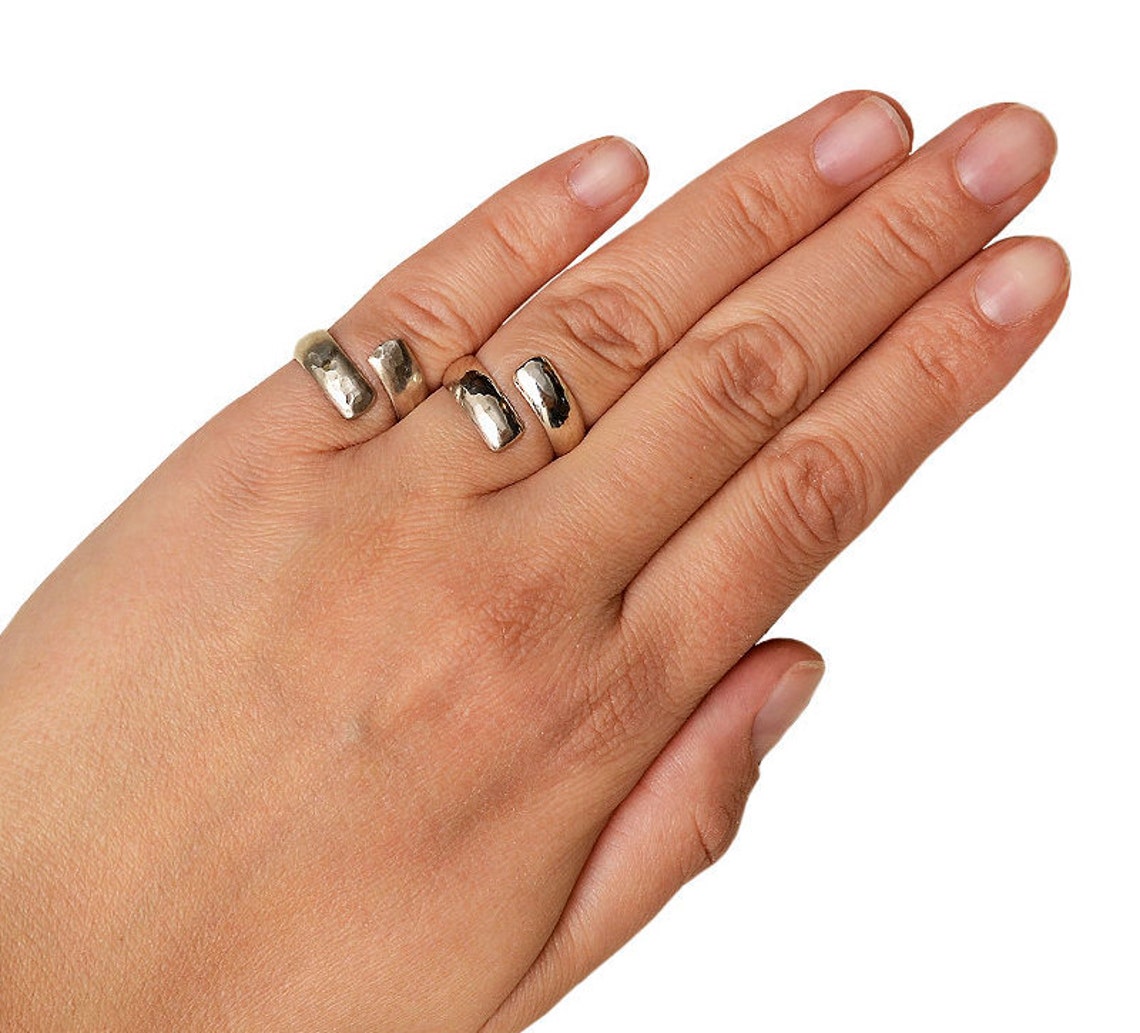 Sterling Silver Thumb Band Ring Solid Wrap Cuff Ring Sturdy | Etsy