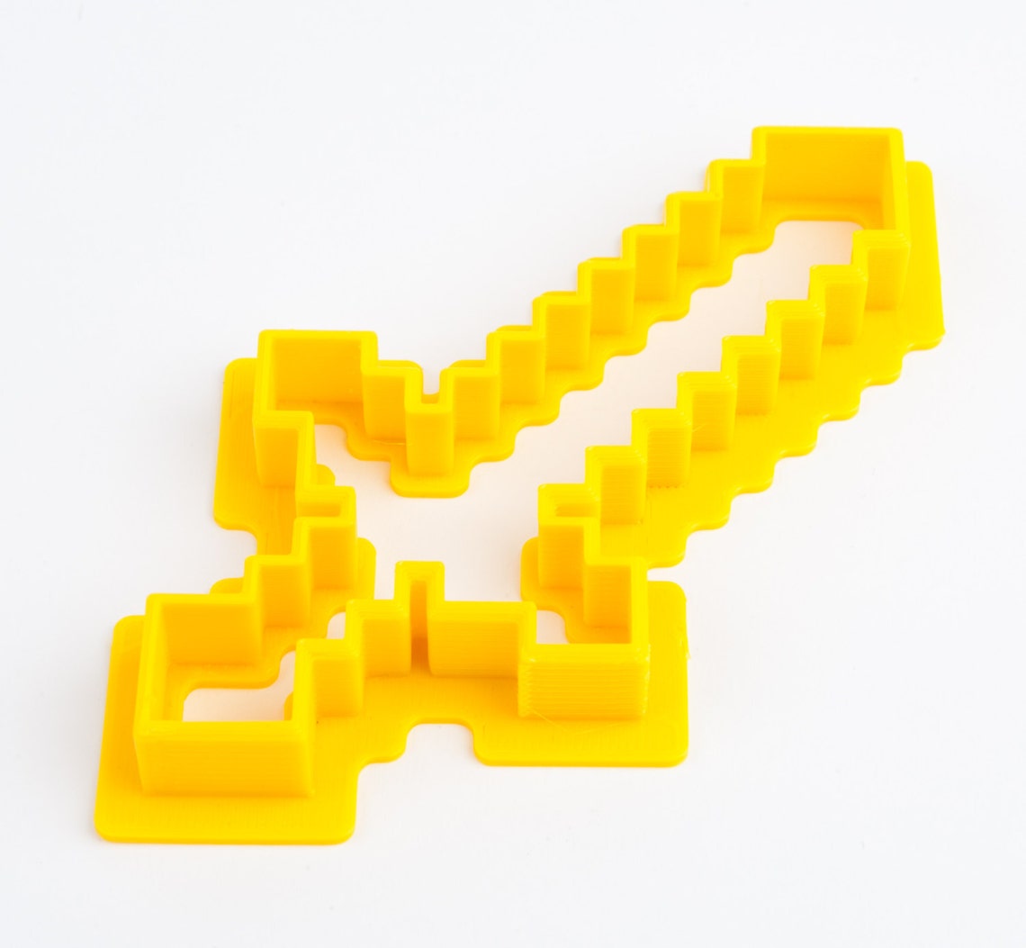 Minecraft sword cookie cutter | Etsy