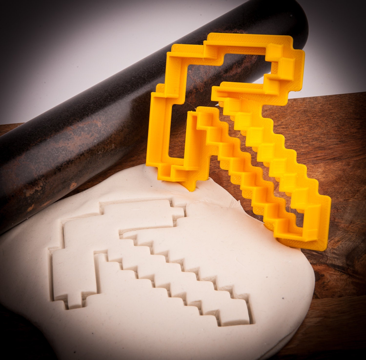 Minecraft pickaxe cookie cutter FOOD SAFE 3D Printed | Etsy