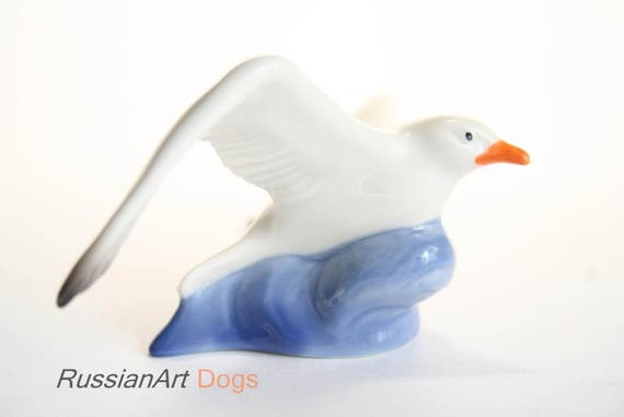 statue Seagull porcelain figurine Art & Collectibles Figurines & Knick ...