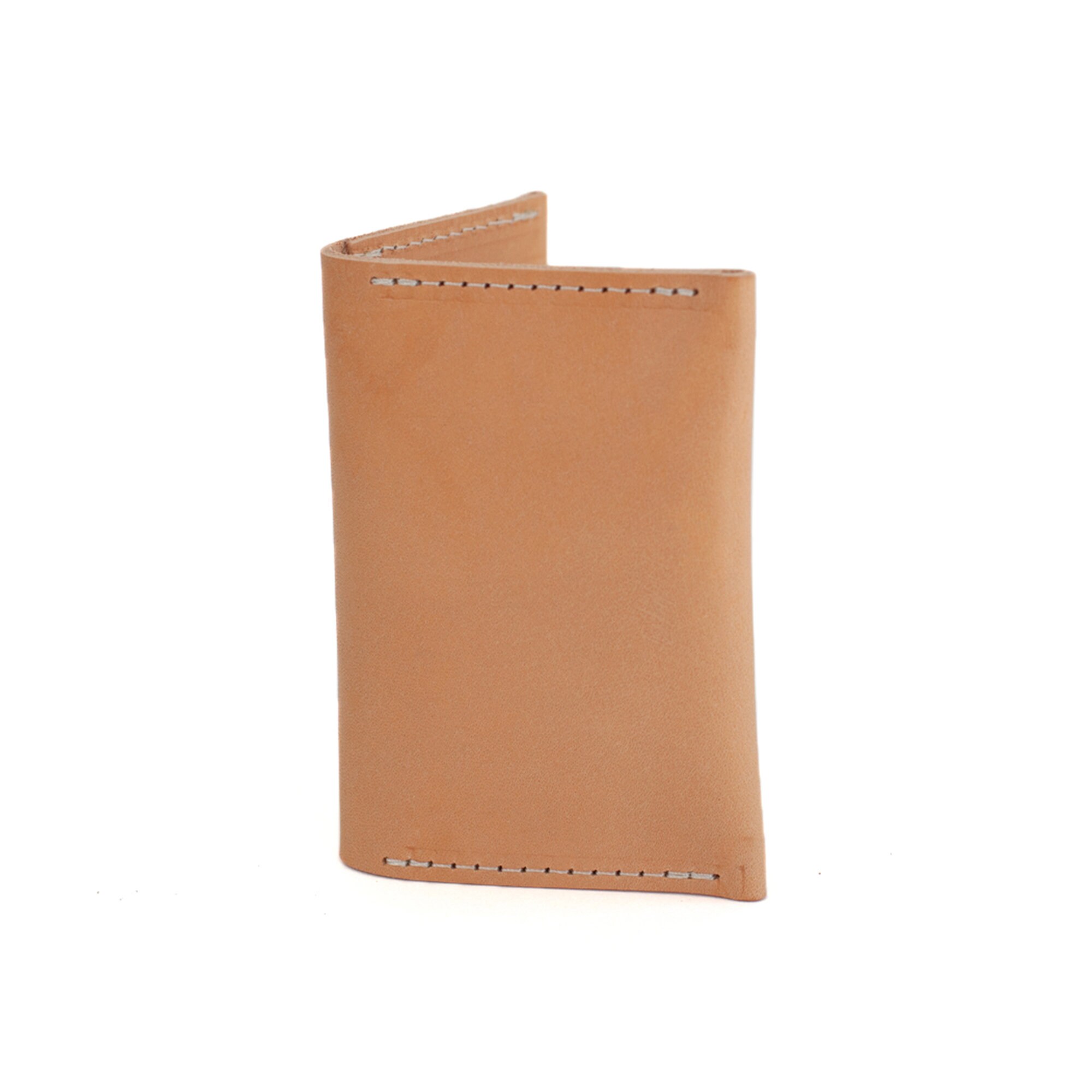 Beige Monogrammed Bifold Leather Wallet // Personalized - Etsy