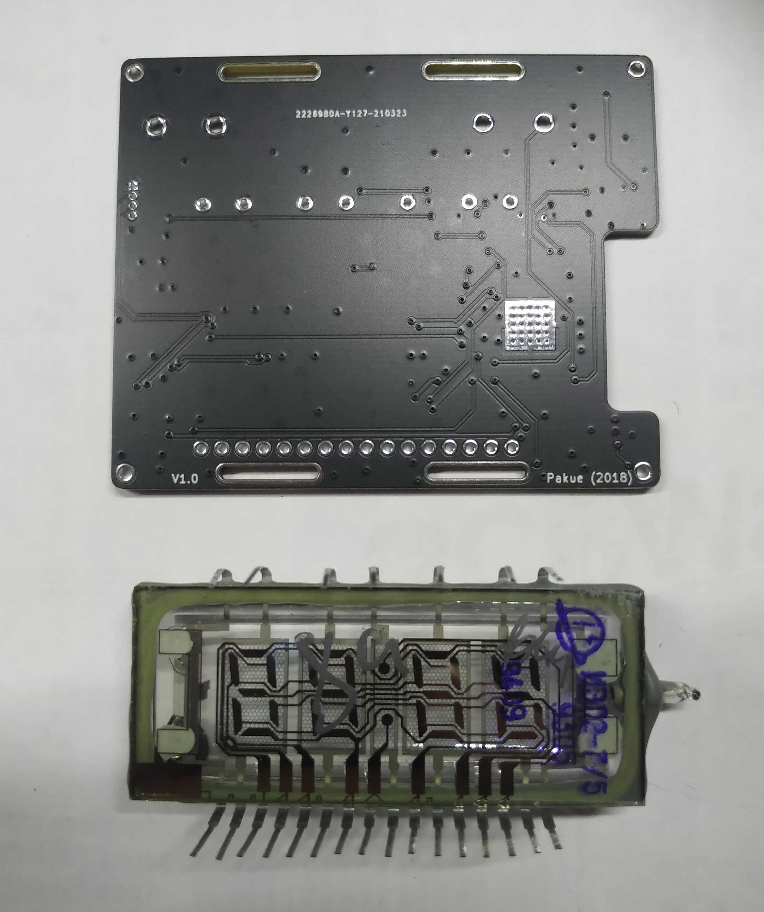 VFD Tube Handwatch. PCB With IVL2-7/5 Indicator - Etsy