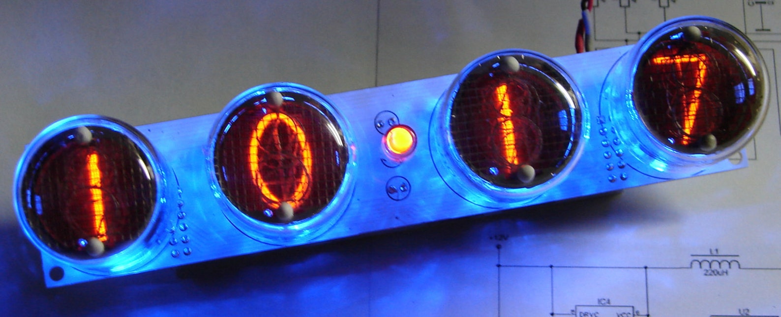 Nixie Tube Clock DIY Kit 2.3 for IN-4 Tube tube and Tube | Etsy