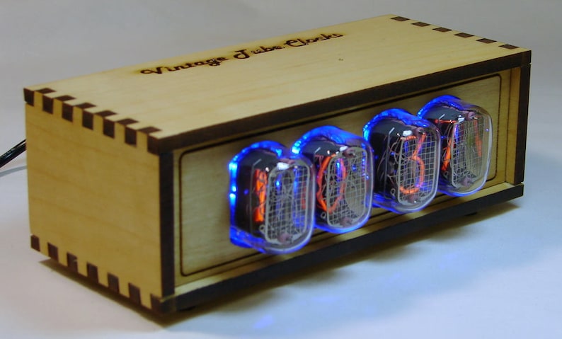 Wood Nixie Clock In12 Tube - Etsy