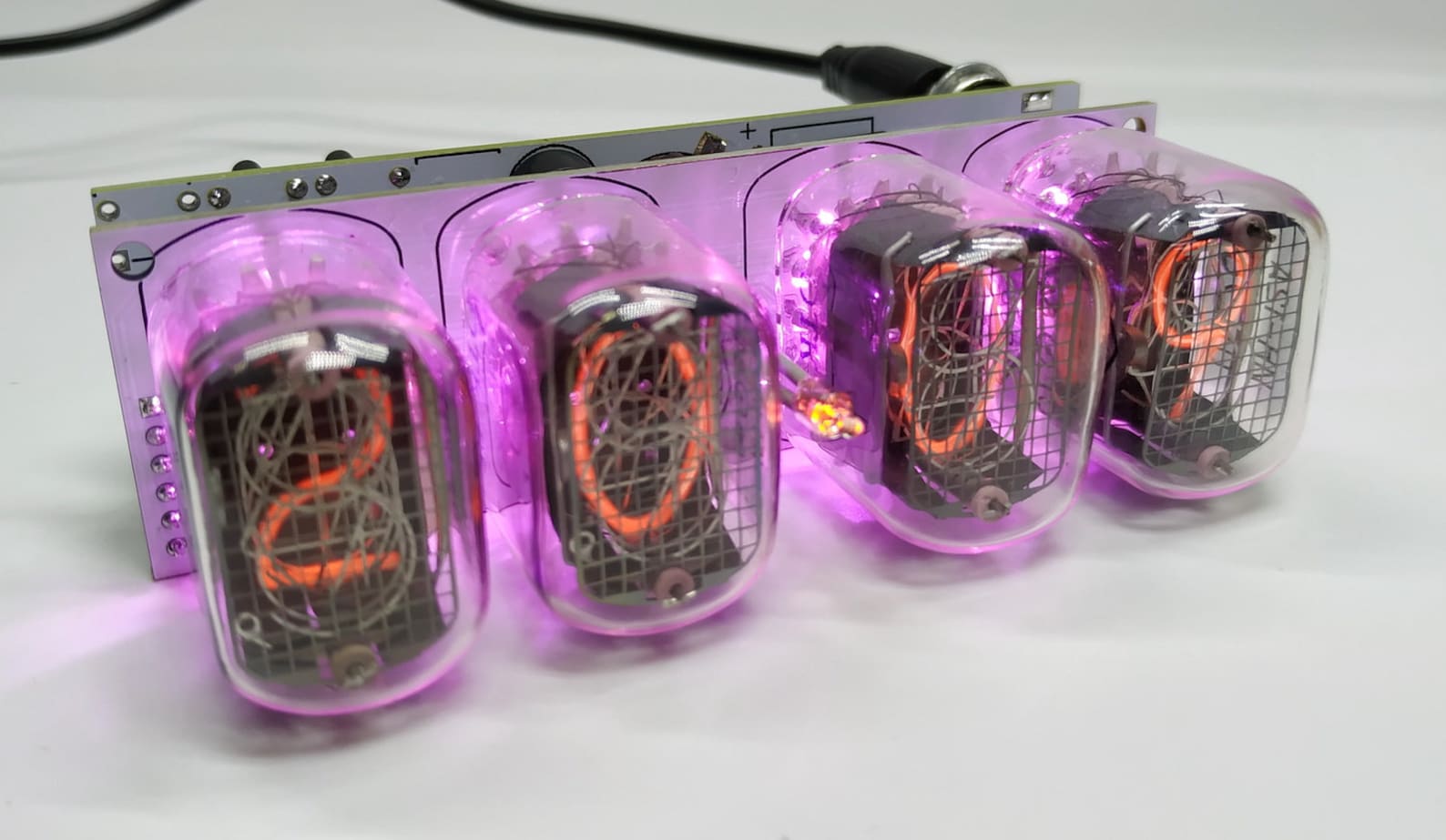 Nixie tube clock kit 2.3 with IN-12 Tubes in wood box | Etsy