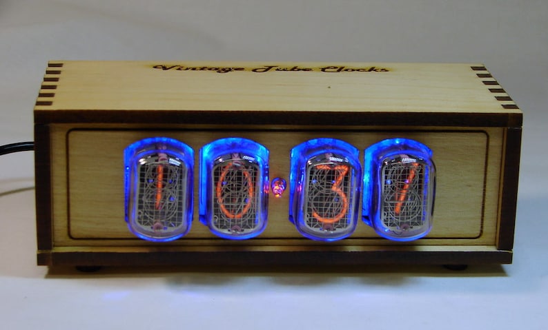 Wood Nixie Clock In12 Tube | Etsy