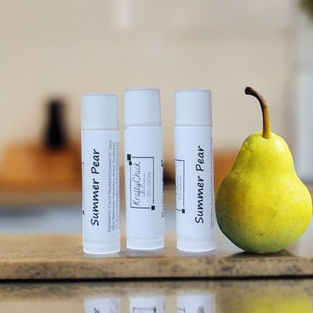Summer Pear Lip Balm: Handmade Nourishing Lip Care - Etsy