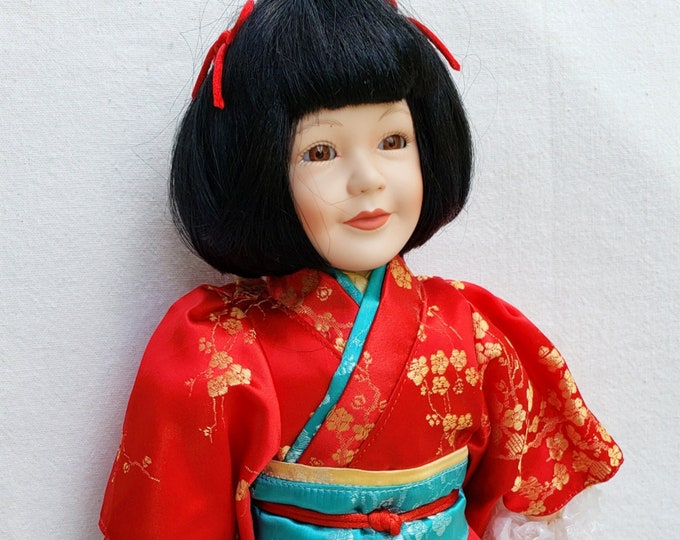Vintage Bisque Porcelain 16 Inch Japanese Doll-seiko/kingstate the ...