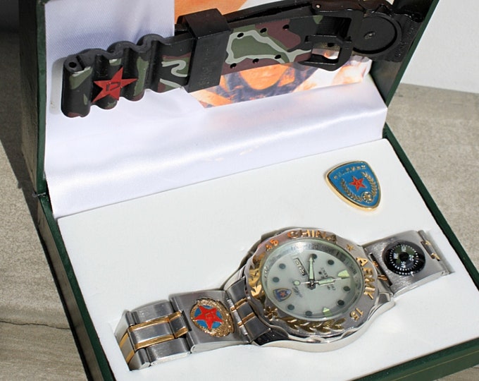 Vintage Chinese Army Wrist Watch/china Pla/hong Kong-china ...