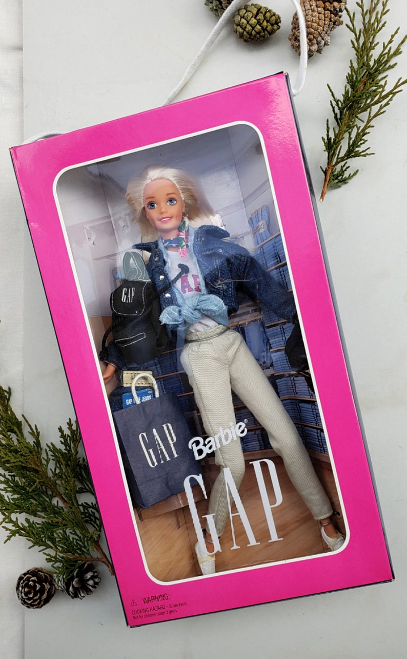 GAP Barbie 1996-special Edition/never Removed From Box/mattel - Etsy